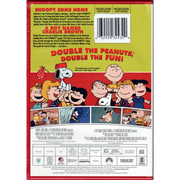 Media | Snoopy Come Homea Boy Named Charlie Brown Dvd New Animation ...
